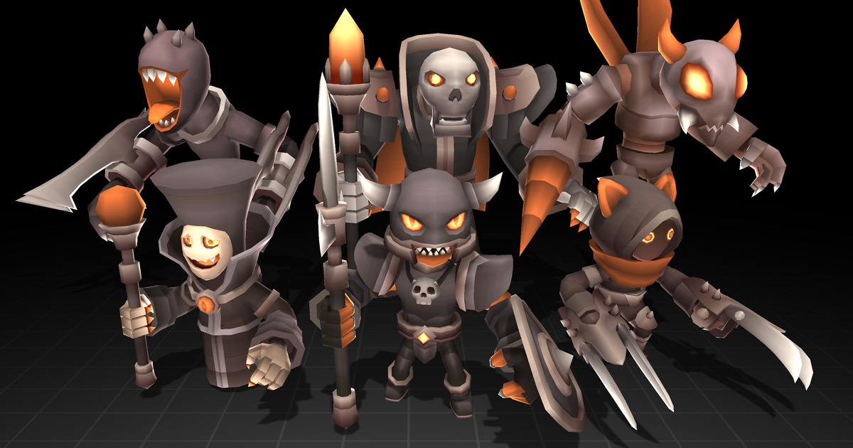 Minions Series - Monsterset 09 | 3D Creatures | Unity Asset Store