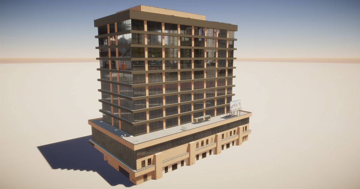 LA Buildings Commercial Large Vol 5 | 3D 都市 | Unity Asset Store