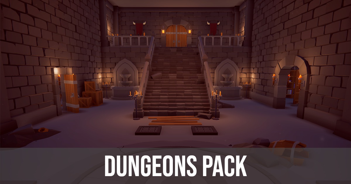 Low Poly Dungeons | 3D Dungeons | Unity Asset Store
