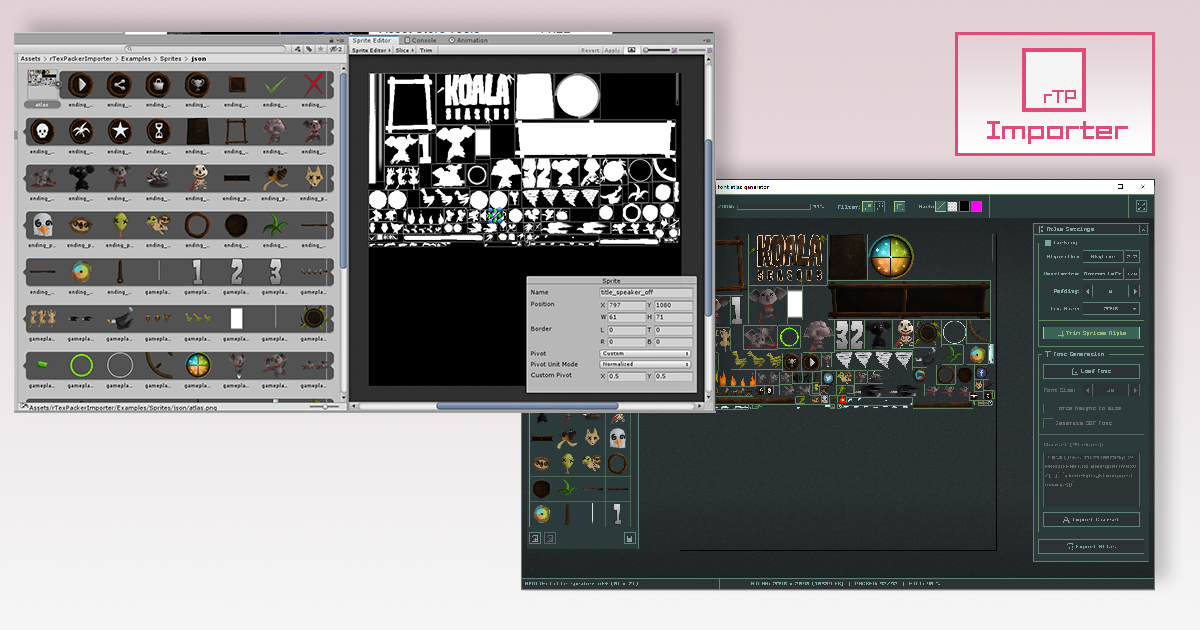 rTexPacker Importer | Sprite Management | Unity Asset Store