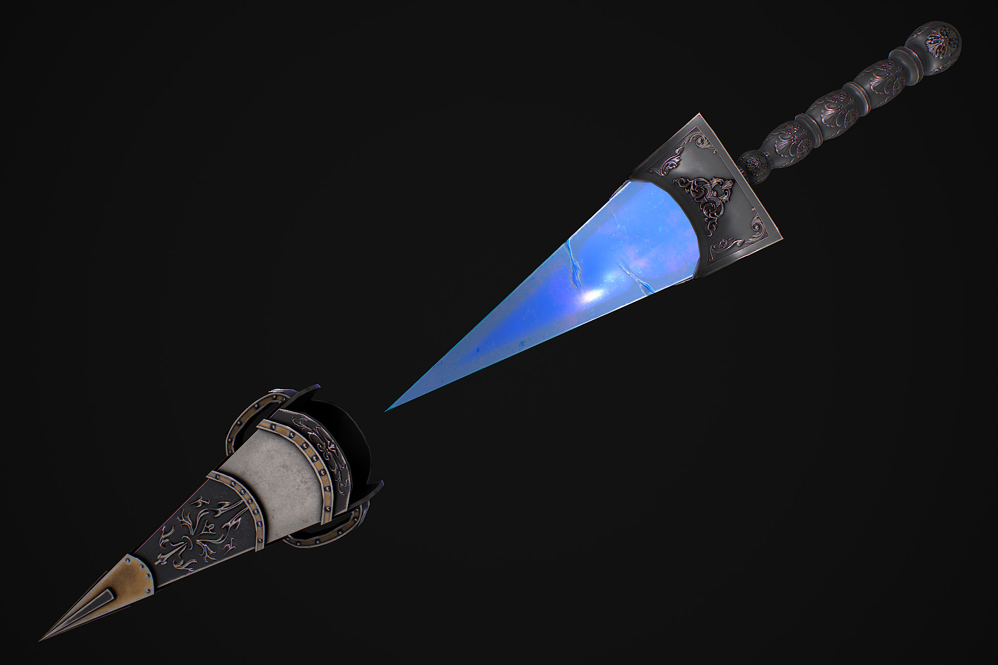 Fantasy_sword_28_with_scabbard | 3D Weapons | Unity Asset Store