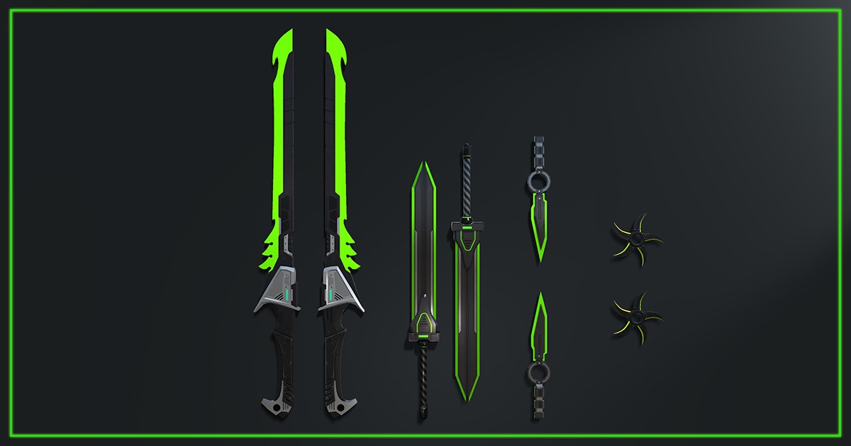 SciFi Melee Weapon Pack | 3D Weapons | Unity Asset Store