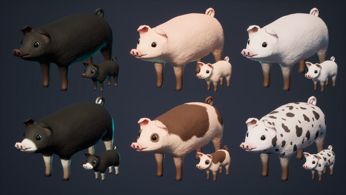 SI - Animated Pig and Piglet