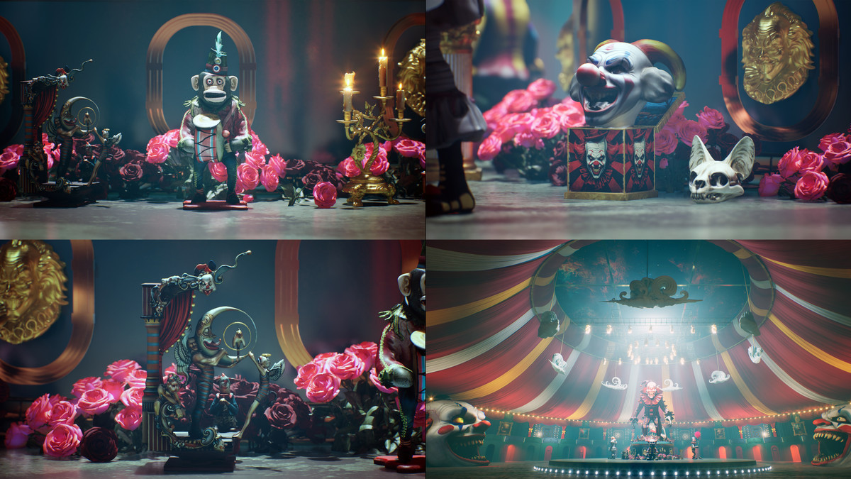 Creepy Circus Arena Modular Environment