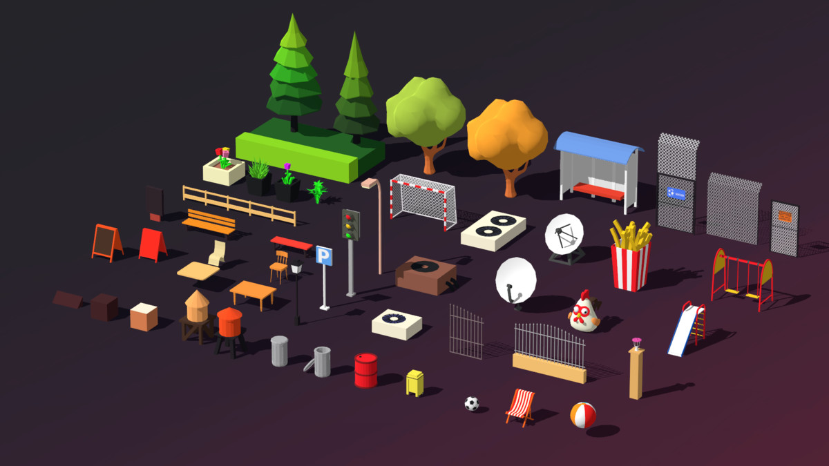Sunshine City - Low Poly Environment