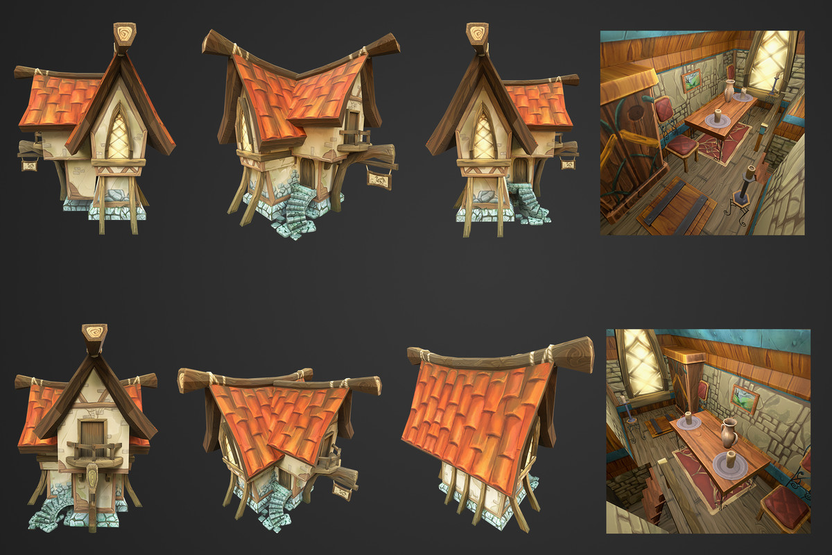 Stylized Fantasy Buildings