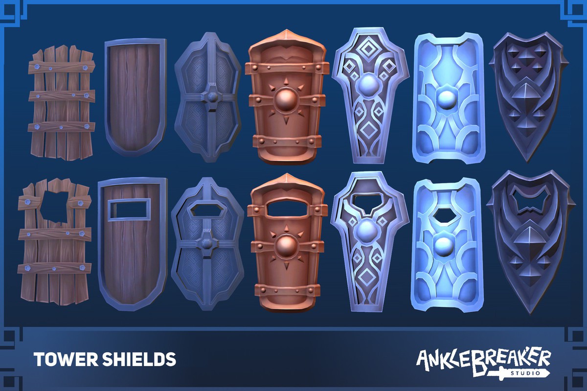 Stylized Melee Weapons & Shields | MEGAPACK#1