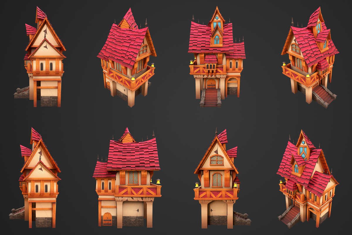 Stylized Fantasy Buildings