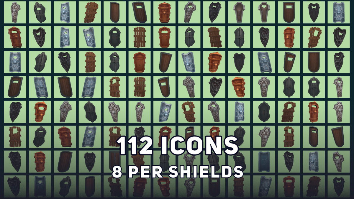 Stylized Melee Weapons & Shields | MEGAPACK#1