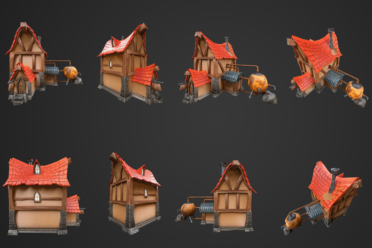 Stylized Fantasy Buildings