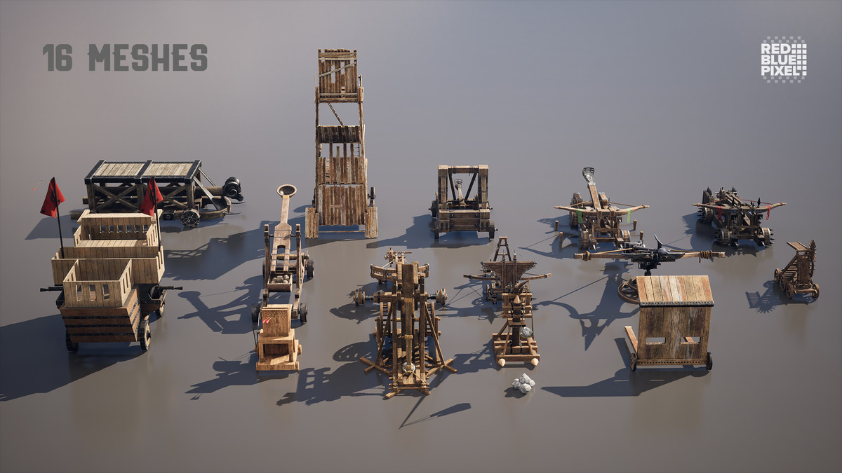 Medieval Siege Weapons Bundle