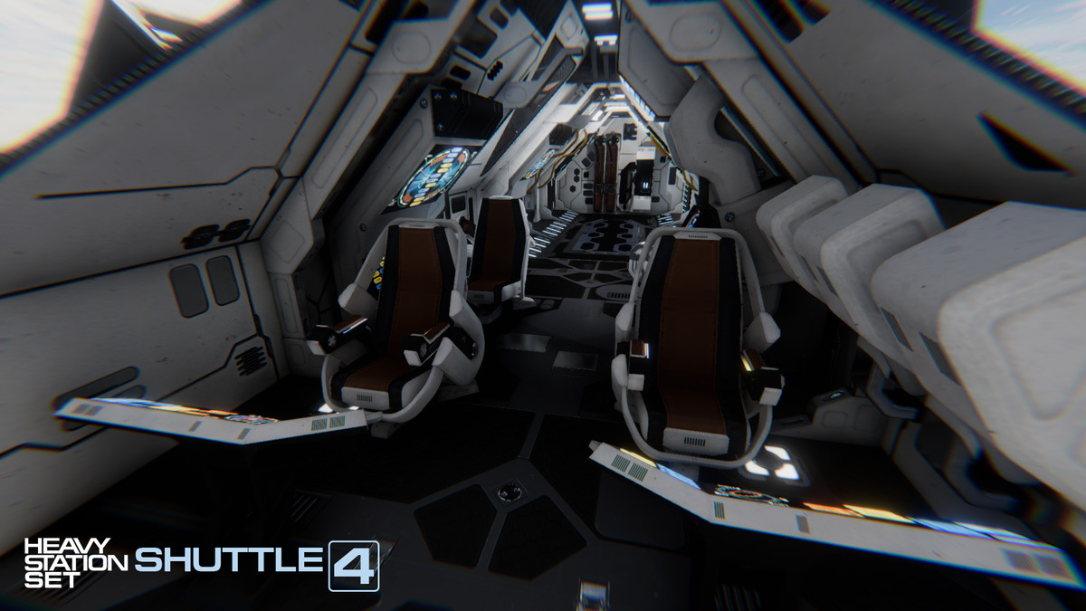 Sci-Fi Heavy Station Set SHUTTLE-4