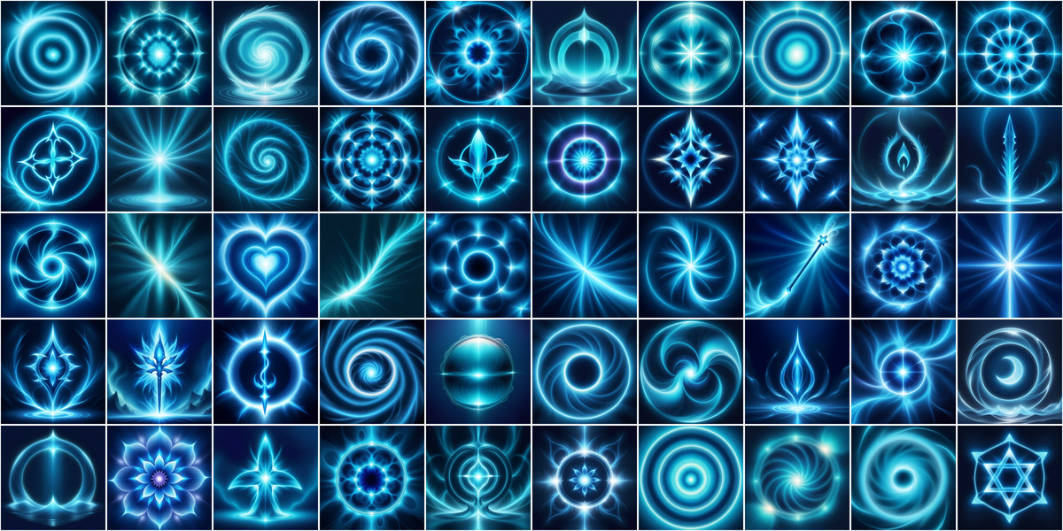Soft Light Magic Spell Icons Super Bundle1