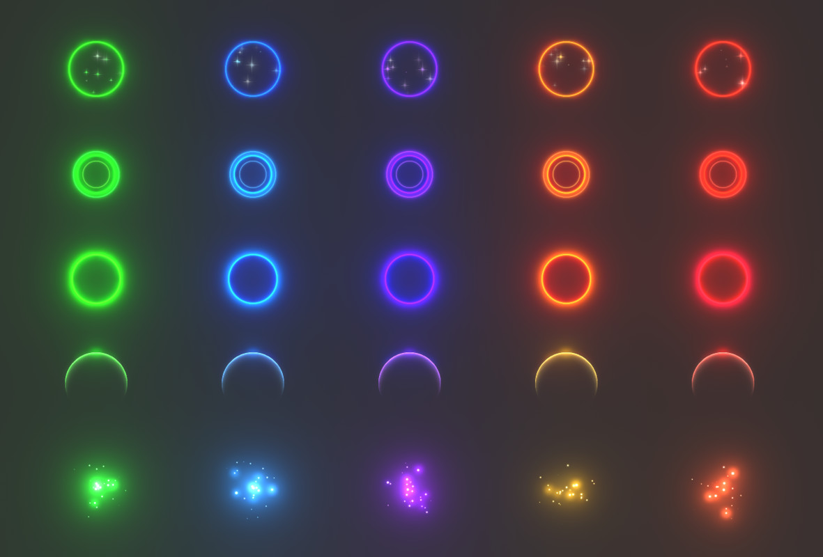 UI VFX Package Vol.1-Vol.4