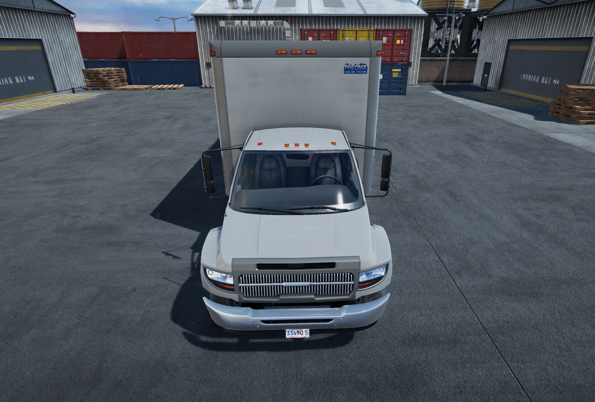 Modern Box Truck