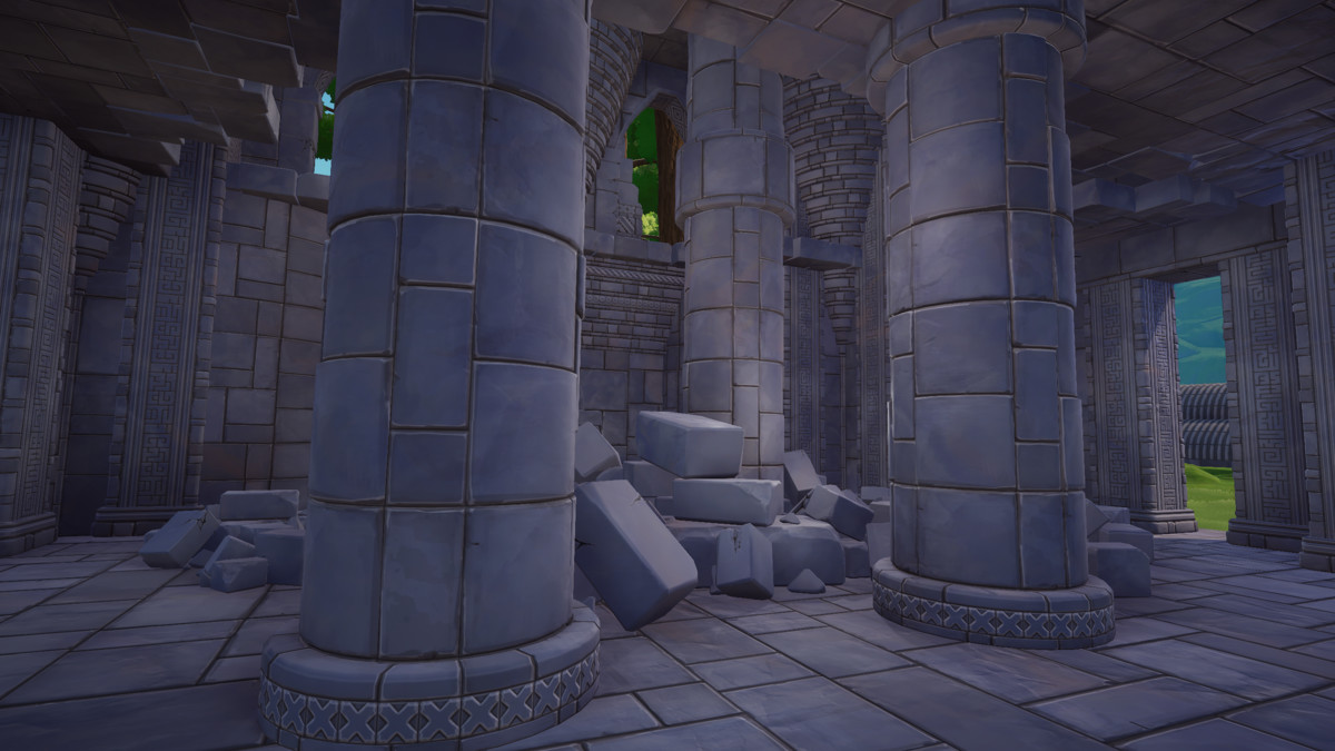 Stylized ancient modular ruins by KumaBeer