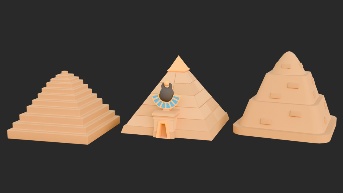 Egypt Desert City - Stylized Low Poly Asset Pack by Ake