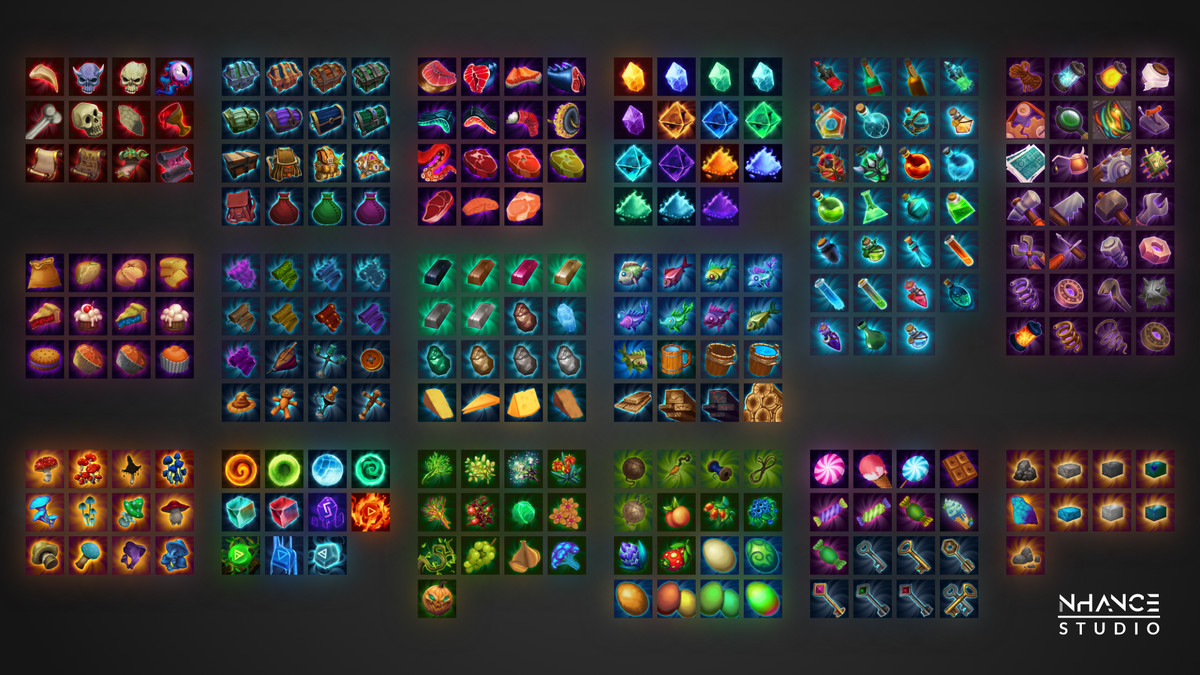 RPG Craft Icons Pack - AssetsDeals.pro