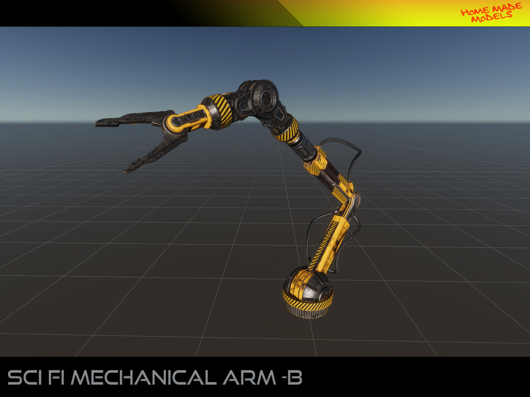 Sci-Fi Mechanical Arms (HDRP)