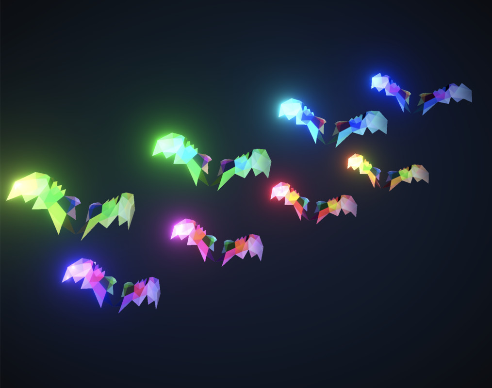 Polygon Wing 1 - Low Poly 3D Art