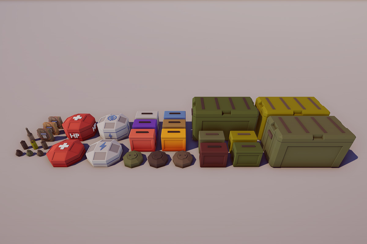 Low Poly FPS Weapons Pack - AssetsDeals.pro