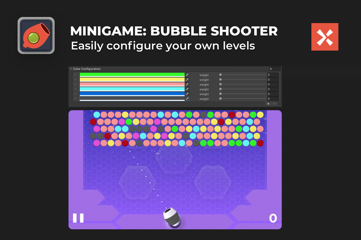 Bubble Shooter Game Template