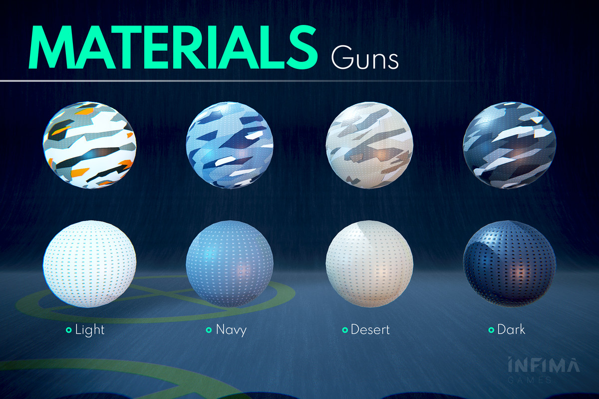 Low Poly Animated - Modern Guns Pack (Built-in)