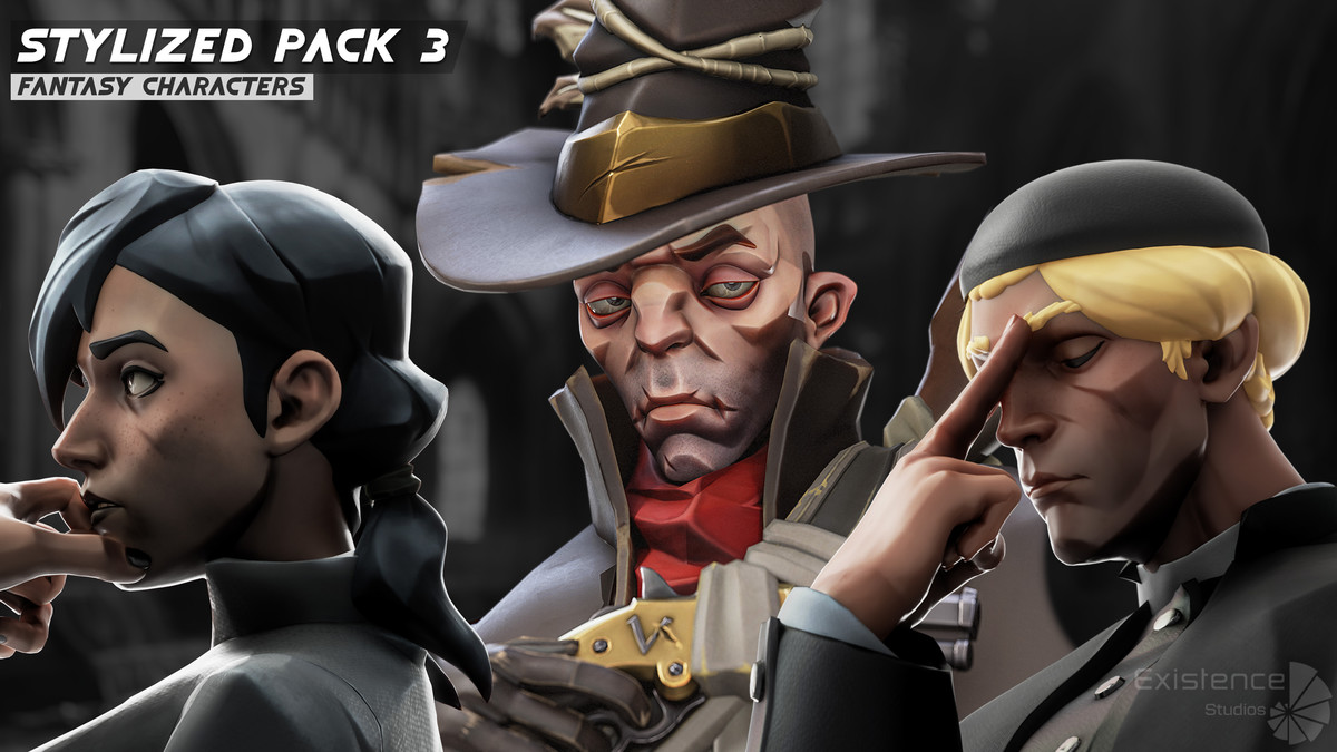 3 in 1 - Creature Pack 3 - Cleric Priest - Nurse Plague - Monster ...