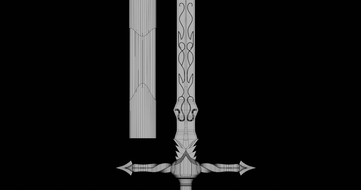 Medieval Sword 06 URP and HDRP Textures
