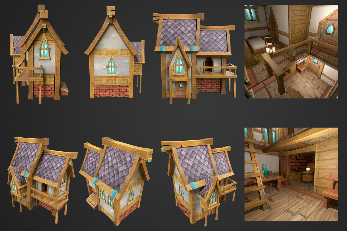 Stylized Fantasy Buildings