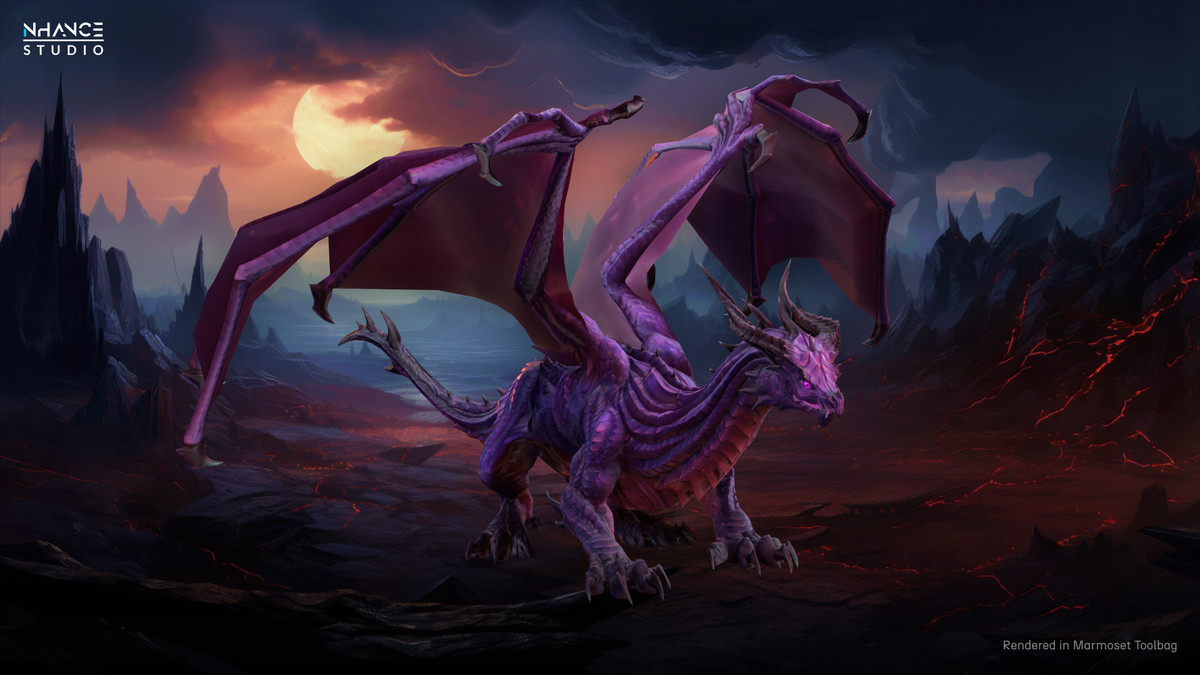 Stylized Fantasy Dragon
