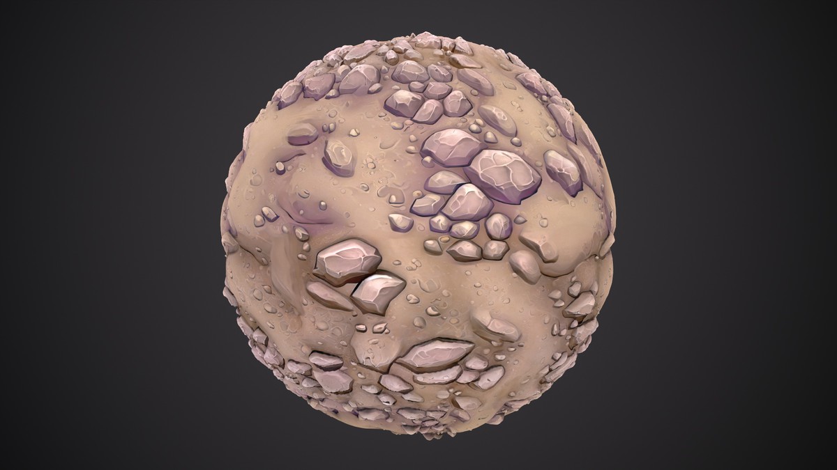 Hand Painted Textures - Vol 38 - Rocks