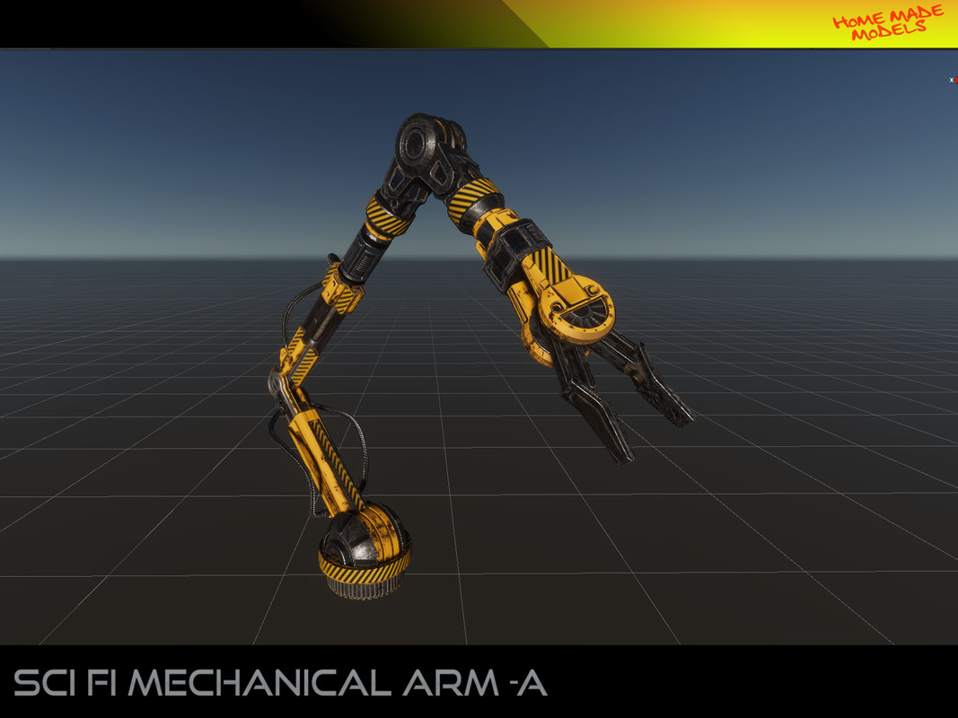 Sci-Fi Mechanical Arms (HDRP)