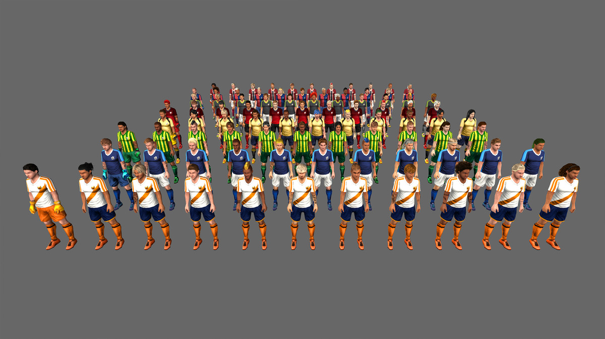 Soccer Players & Uniforms Extension Pack