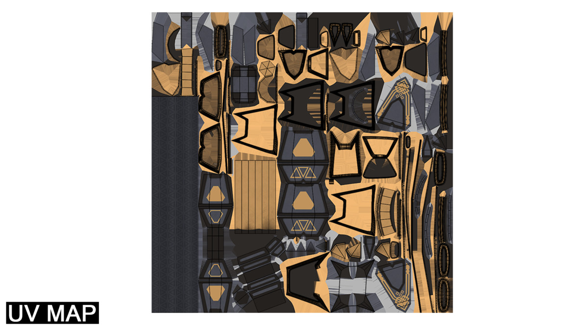 Battle Hammer 04 URP HDRP Textures