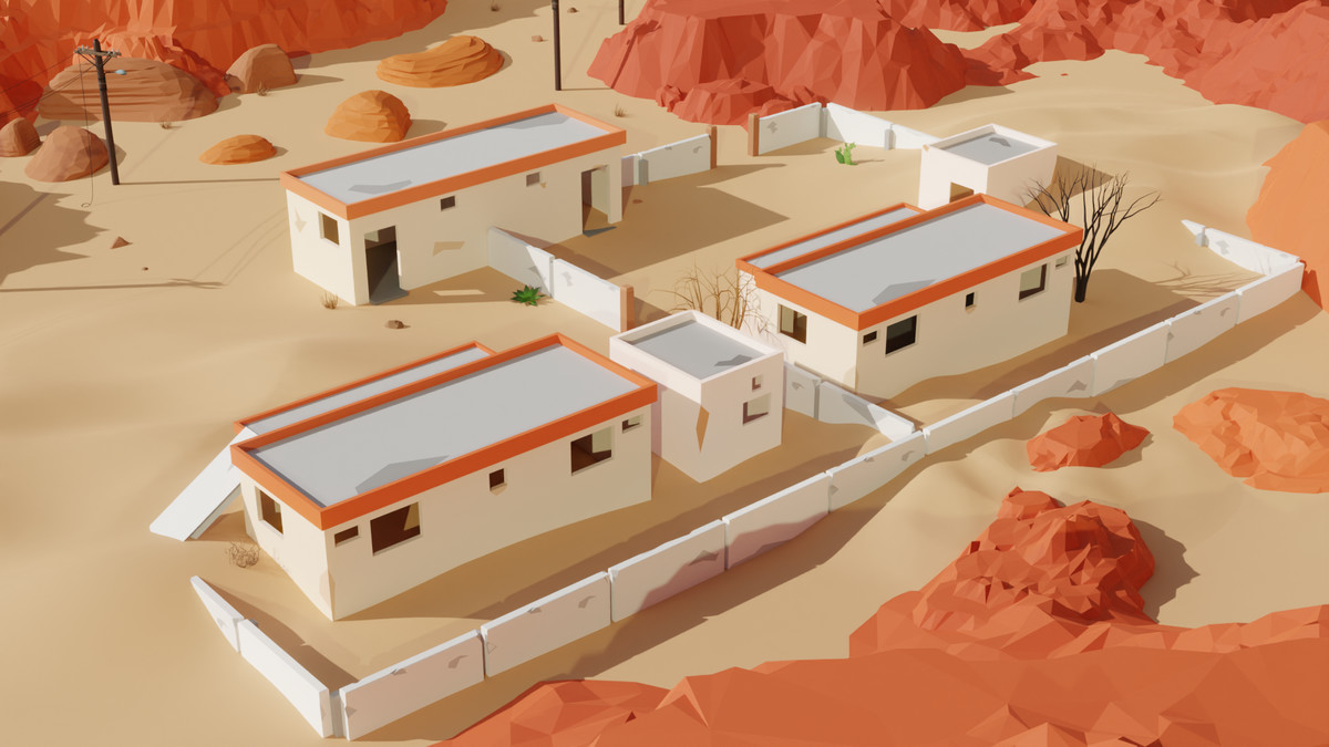 Desert Environment pack - Low Poly 3D