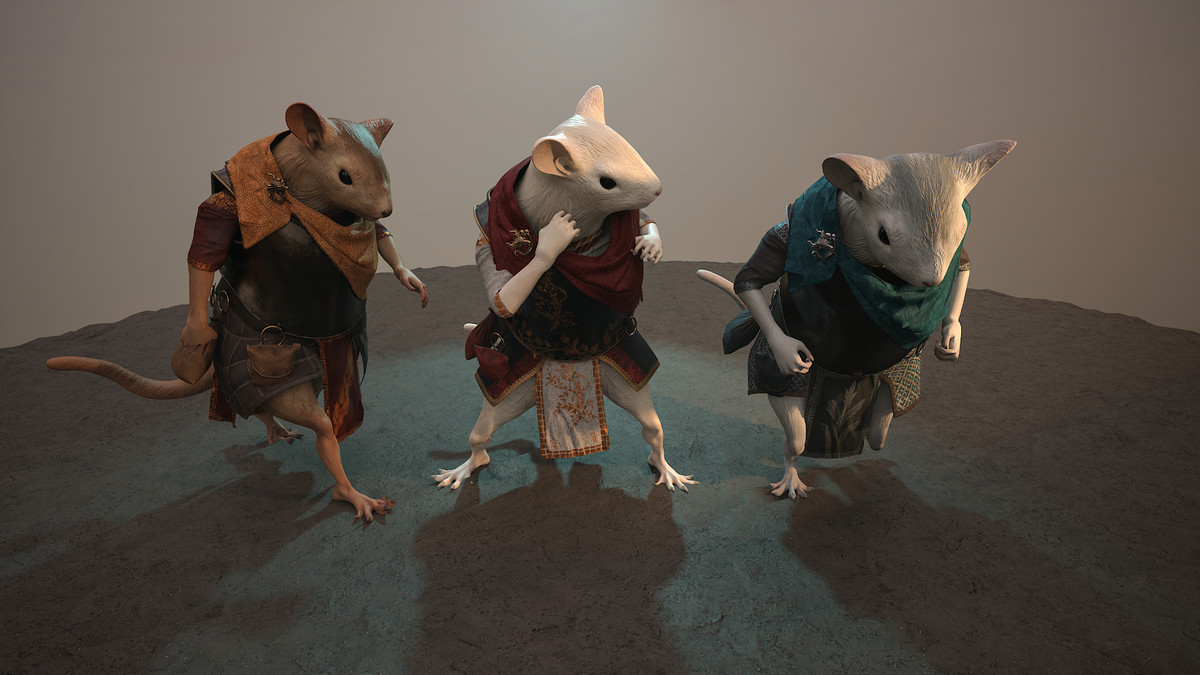 GerbilMan ‒ Stylized Desert Mouse Warrior