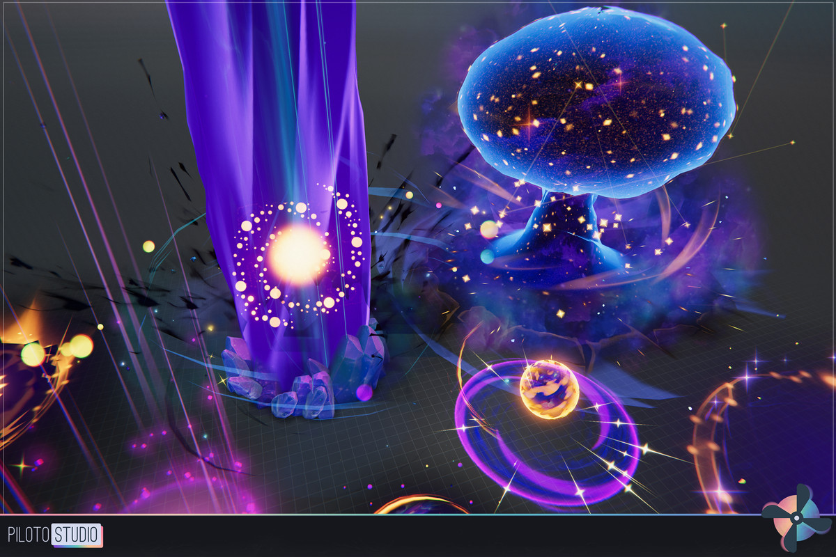 Universe & Cosmic Stylized VFX Starter Kit by Piloto Studio