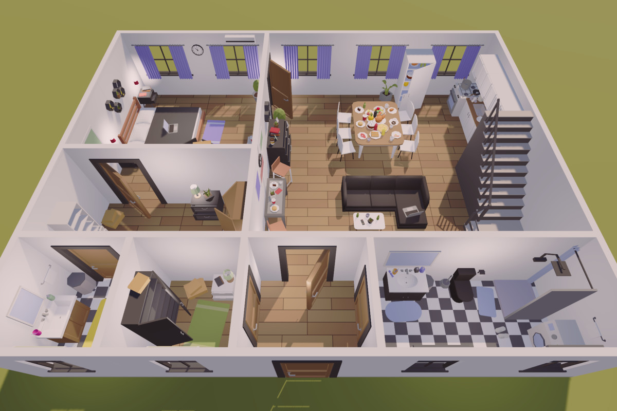 Ultimate Characters Bundle + Low Poly House Interior