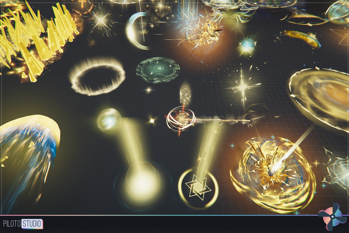 Holy & Paladin Stylized VFX Starter Kit by Piloto Studio