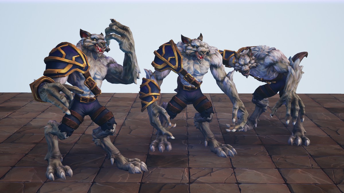 Stylized Fantasy Werewolf