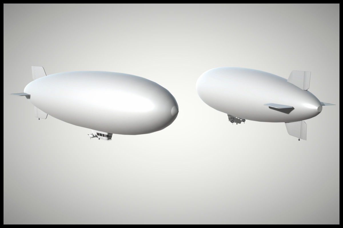 UNDERPOLY: Free Generic Airship