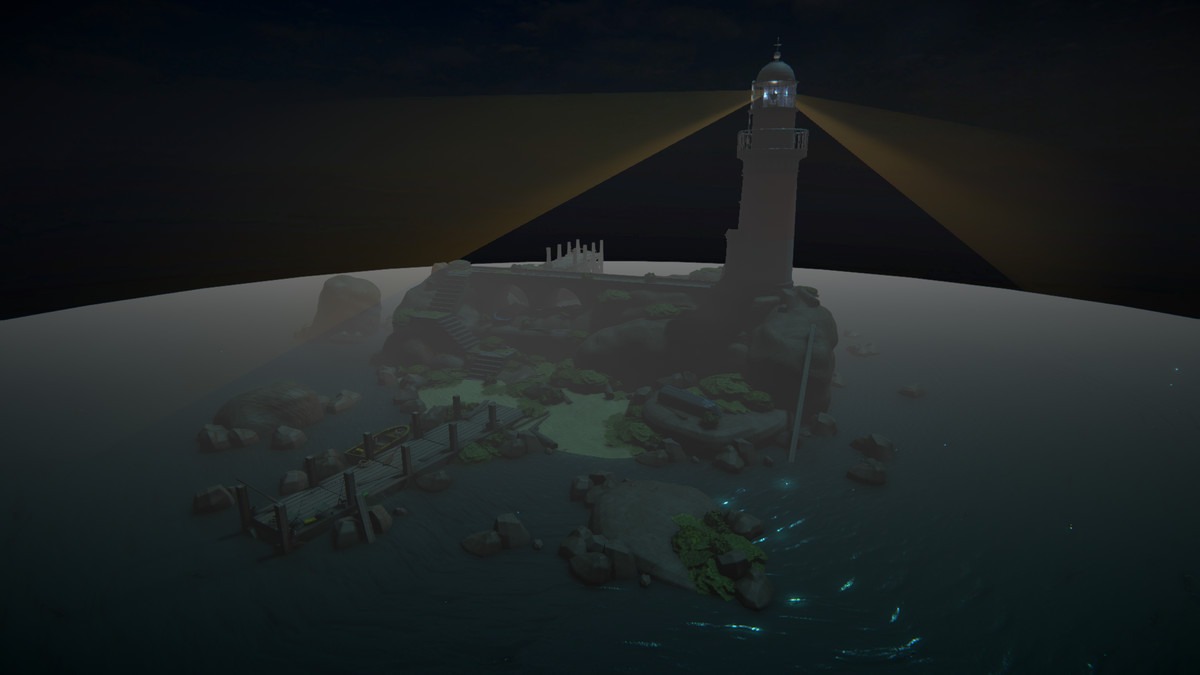 Realistic Beachfront Lighthouse Asset Package