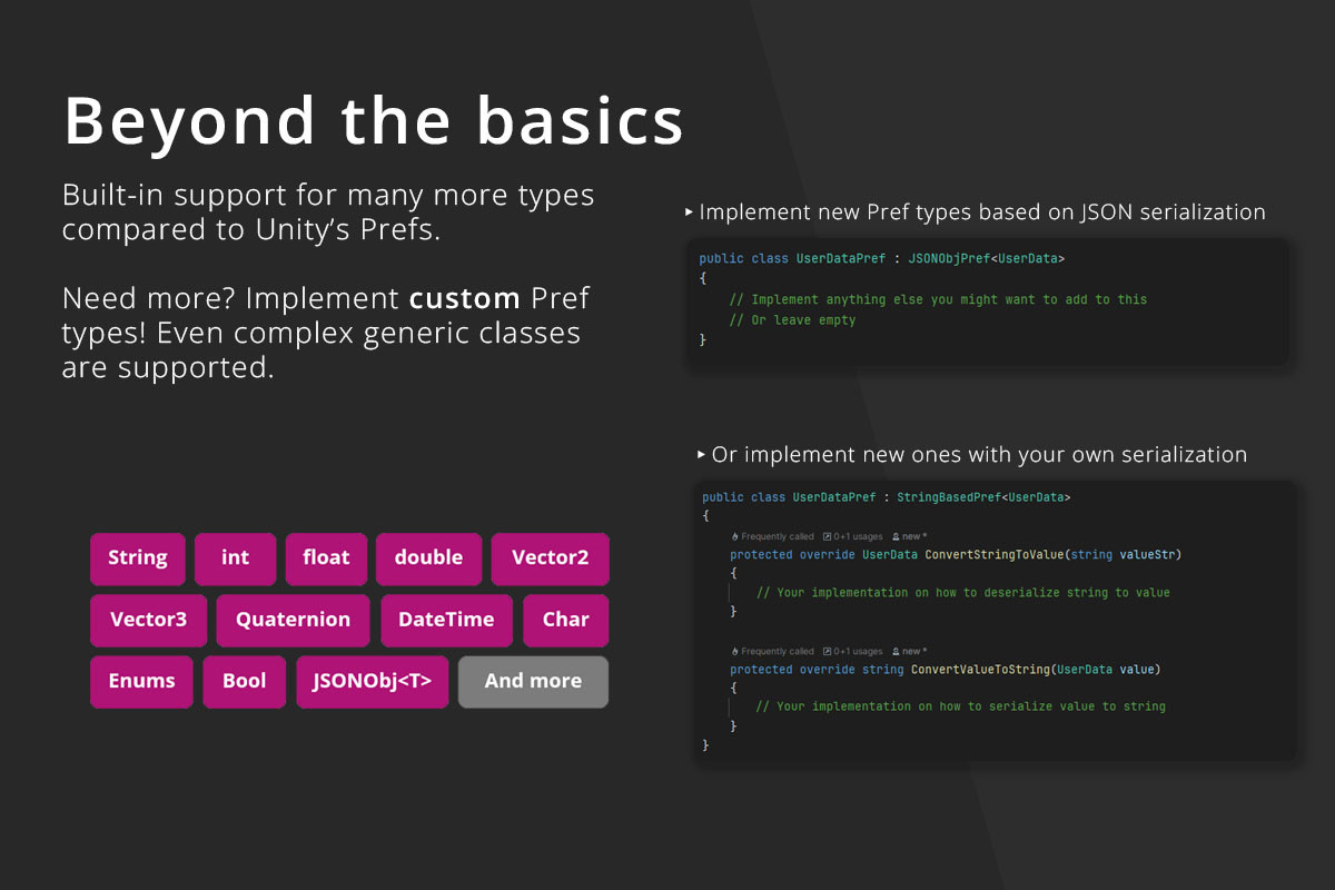EazyPrefs - Supercharged PlayerPrefs & EditorPrefs