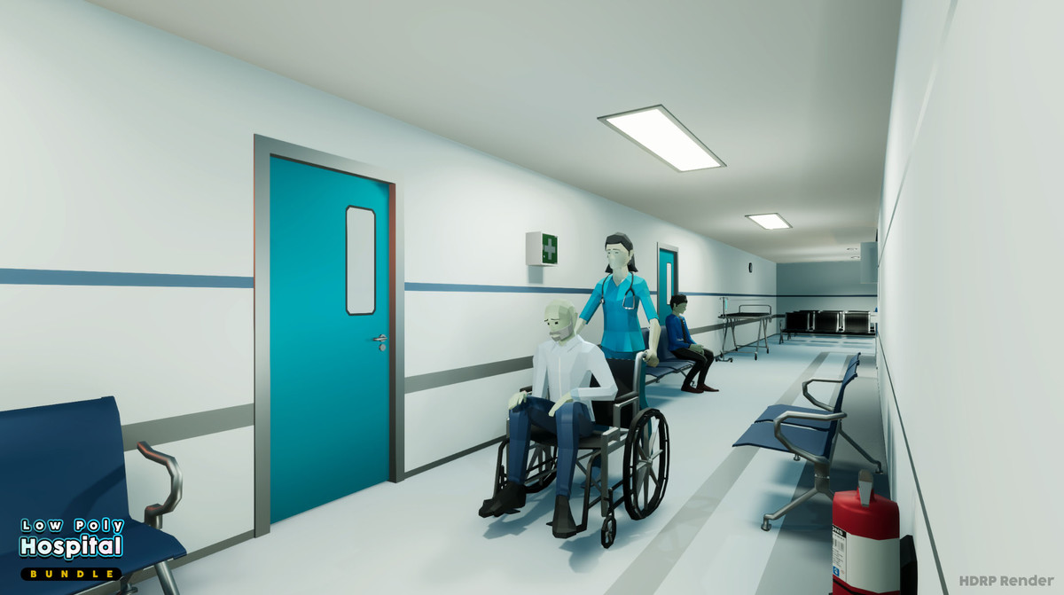 Ultimate Low Poly Hospital Bundle