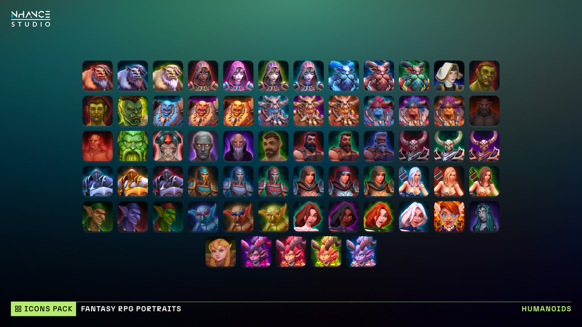 Fantasy RPG Portraits Pack