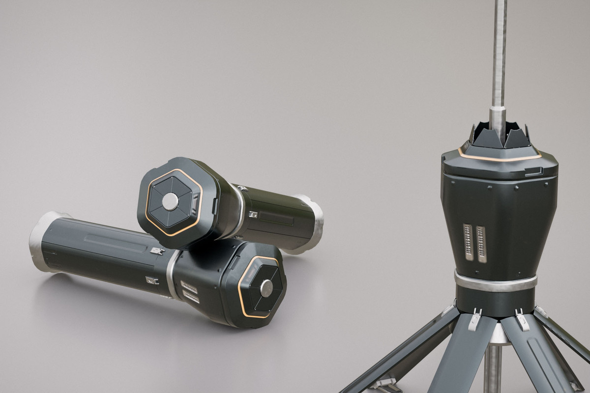 Frontier Comms – Sci-Fi Comms Devices (Animated Distress Beacon + 4 Props)