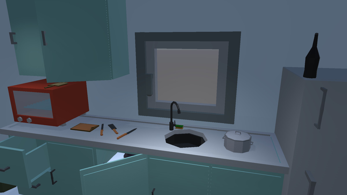 Low Poly Kitchen Assets Package