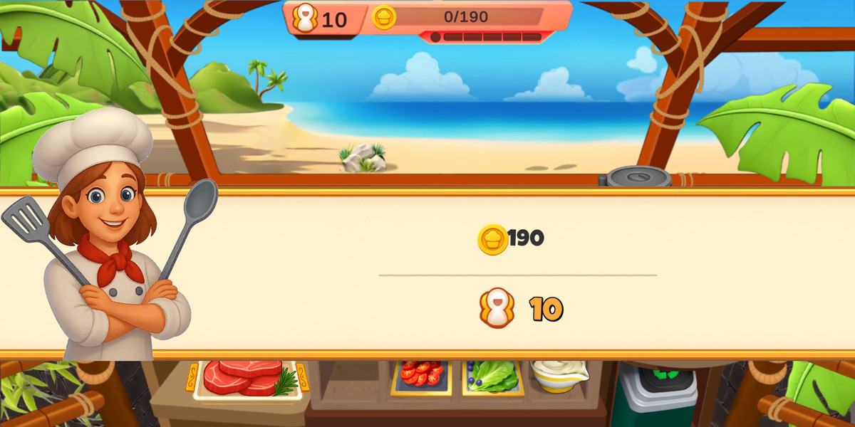 Cooking Game Template – Restaurant System with 210+ Levels & Boosters