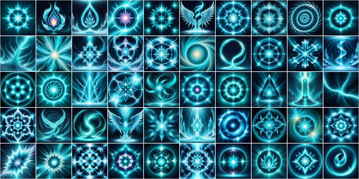 Soft Light Magic Spell Icons Super Bundle1